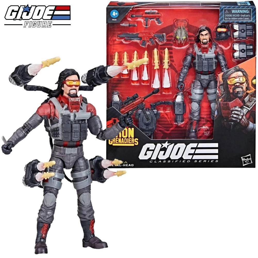 G.I. Joe GI Joe Classified Series 6" 118 Iron Grenadier Cobra Metal ...